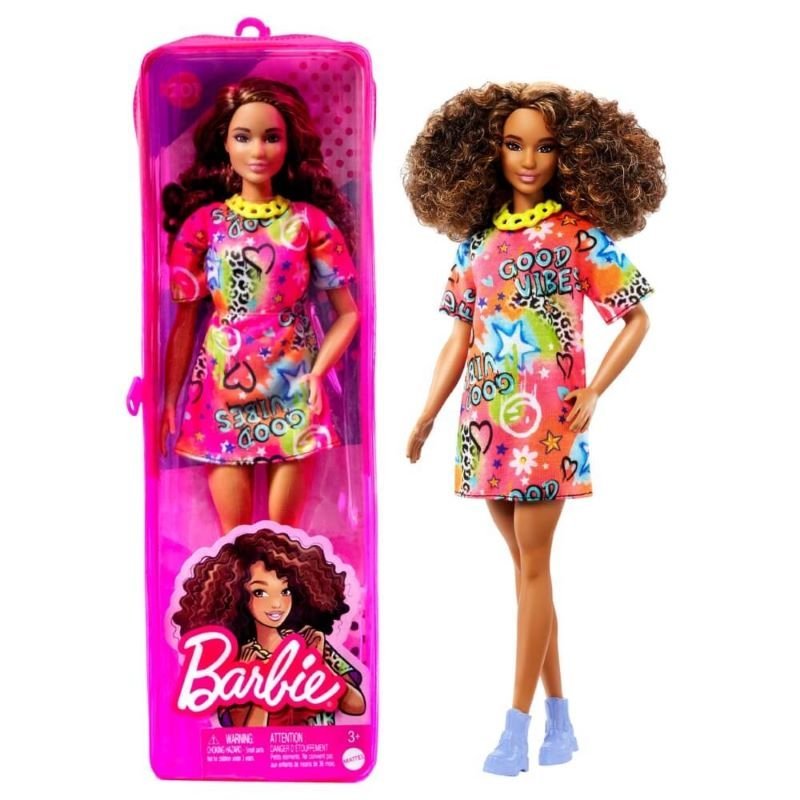 Barbie Fashionistas Doll With Graffiti Dress – London Toys