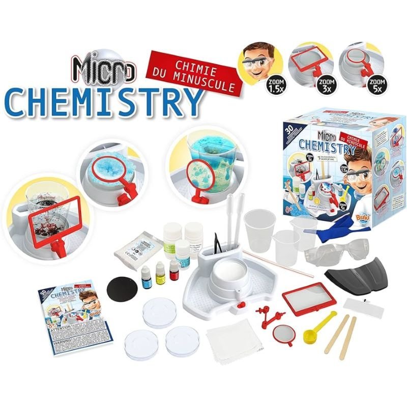 Buki France-microscopic Chemistry With 30 Experiments Kit – London Toys