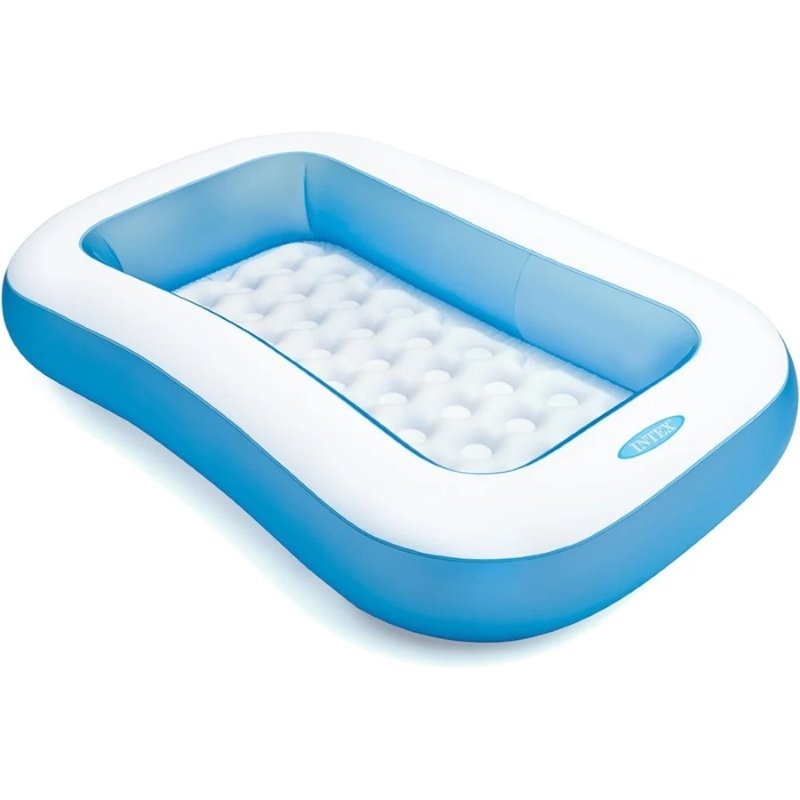Intex Inflatable Rectangle Blue Pool – My Store