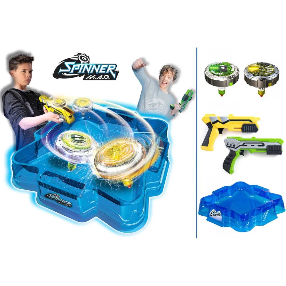 Silverlit Spinner M.A.D. Deluxe Battle Pack with Arena – London Toys