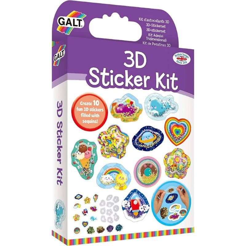 Galt 3d Sticker Craft Kit – London Toys