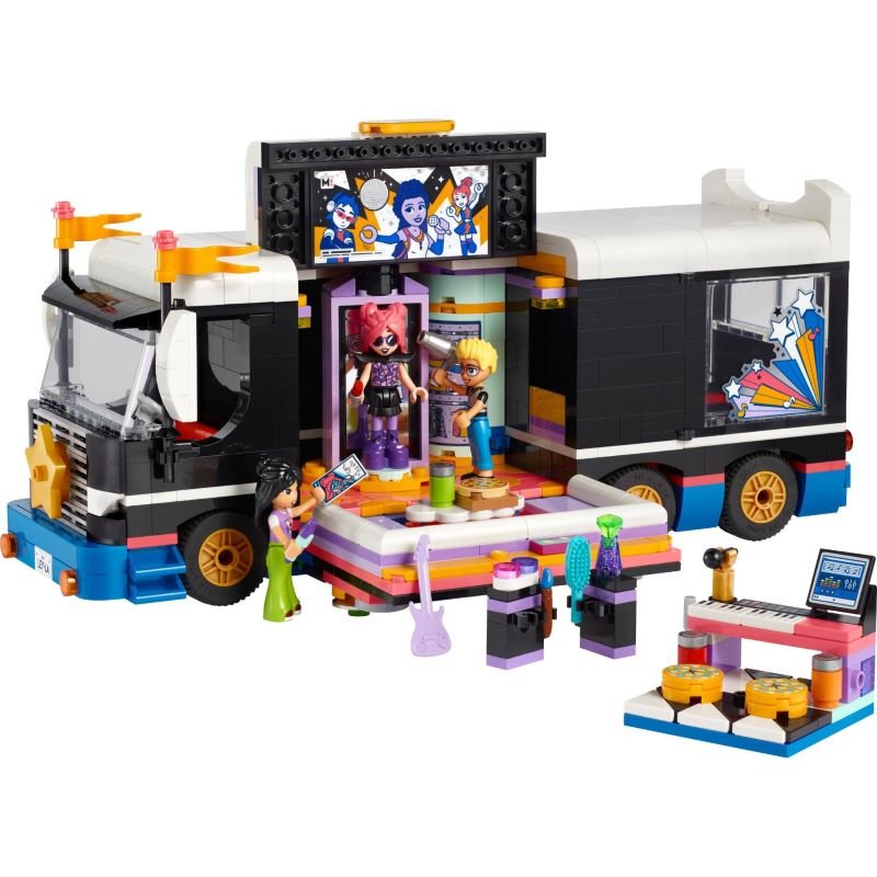 Lego Friends 42619 Pop Star Tour Bus (845 Pieces) – London Toys