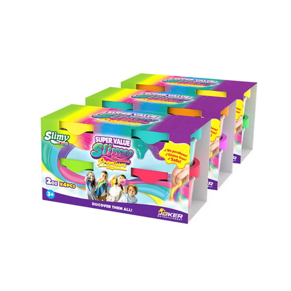 Slimy Super Value Slimy 2oz (56g) 4 Pack – London Toys