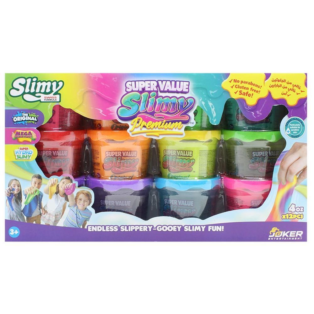 Slimy Super Value Slimy 4oz (112g) 12 Pack – London Toys