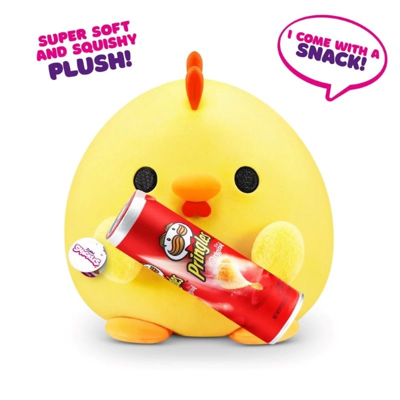 Snackles Medium - Chicken Holding Plush Pringles The Original 5.2 Oz ...