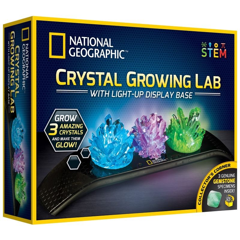 National Geographic Light-up Crystal Growing Lab Kit – London Toys