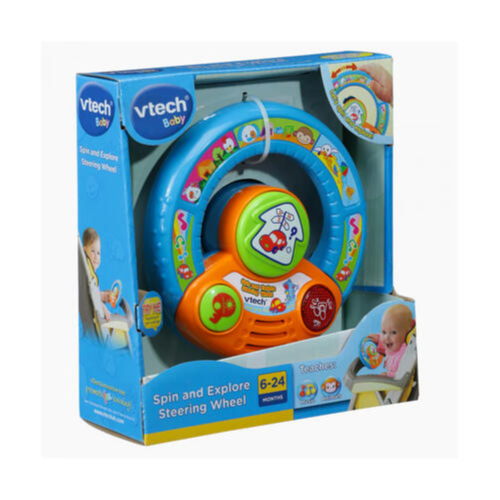 Vtech-spin And Explore Steering Wheel – London Toys