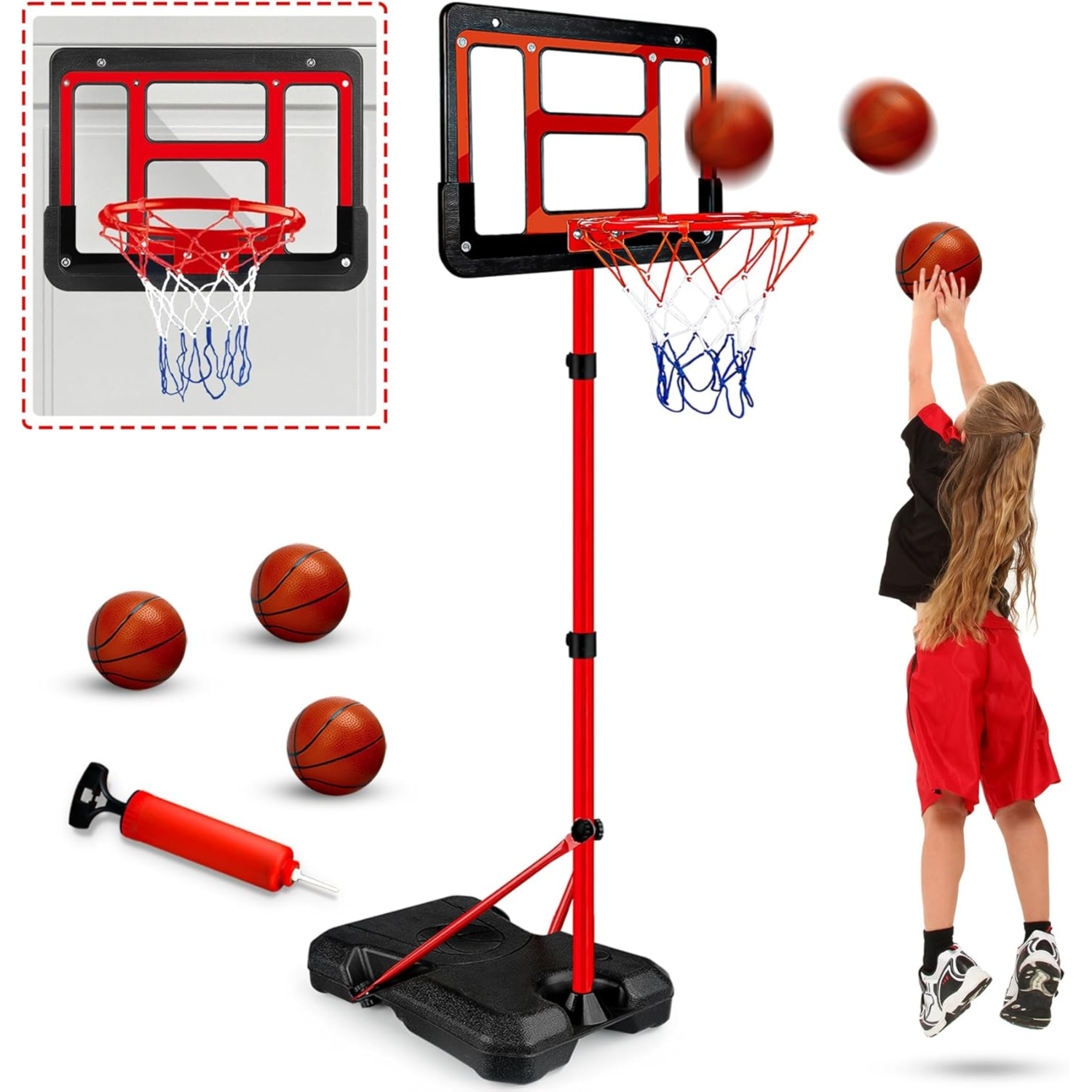 Basketball With Stand Adjustable Set – London Toys
