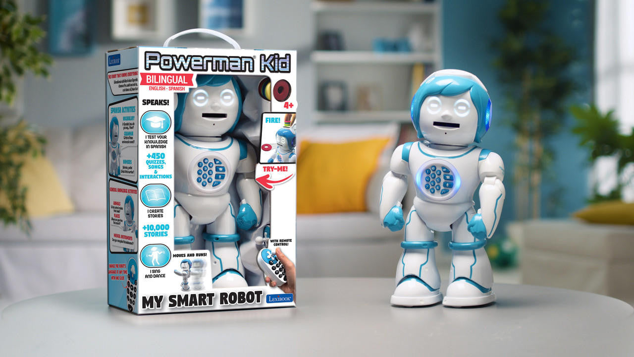 Lexibook Powerman Kid My Smart Robot Bilingual – London Toys